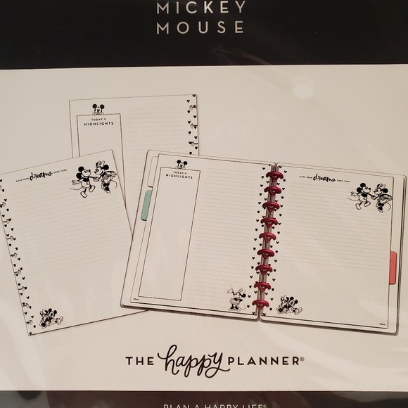 The Happy Planner | Office | Mickey Mouse And Minnie Mouse Dreams Come ...